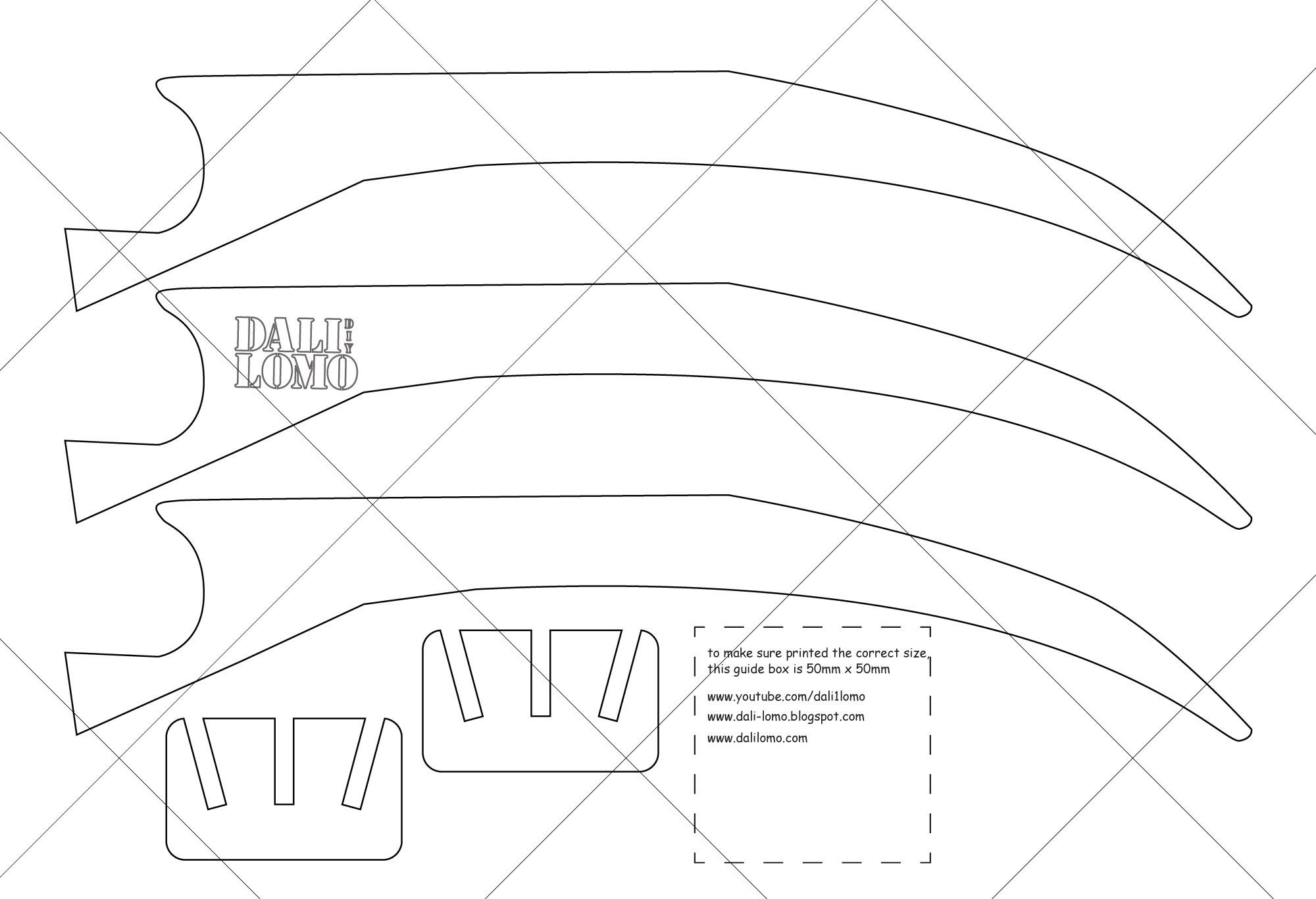 Wolverine Claws Template